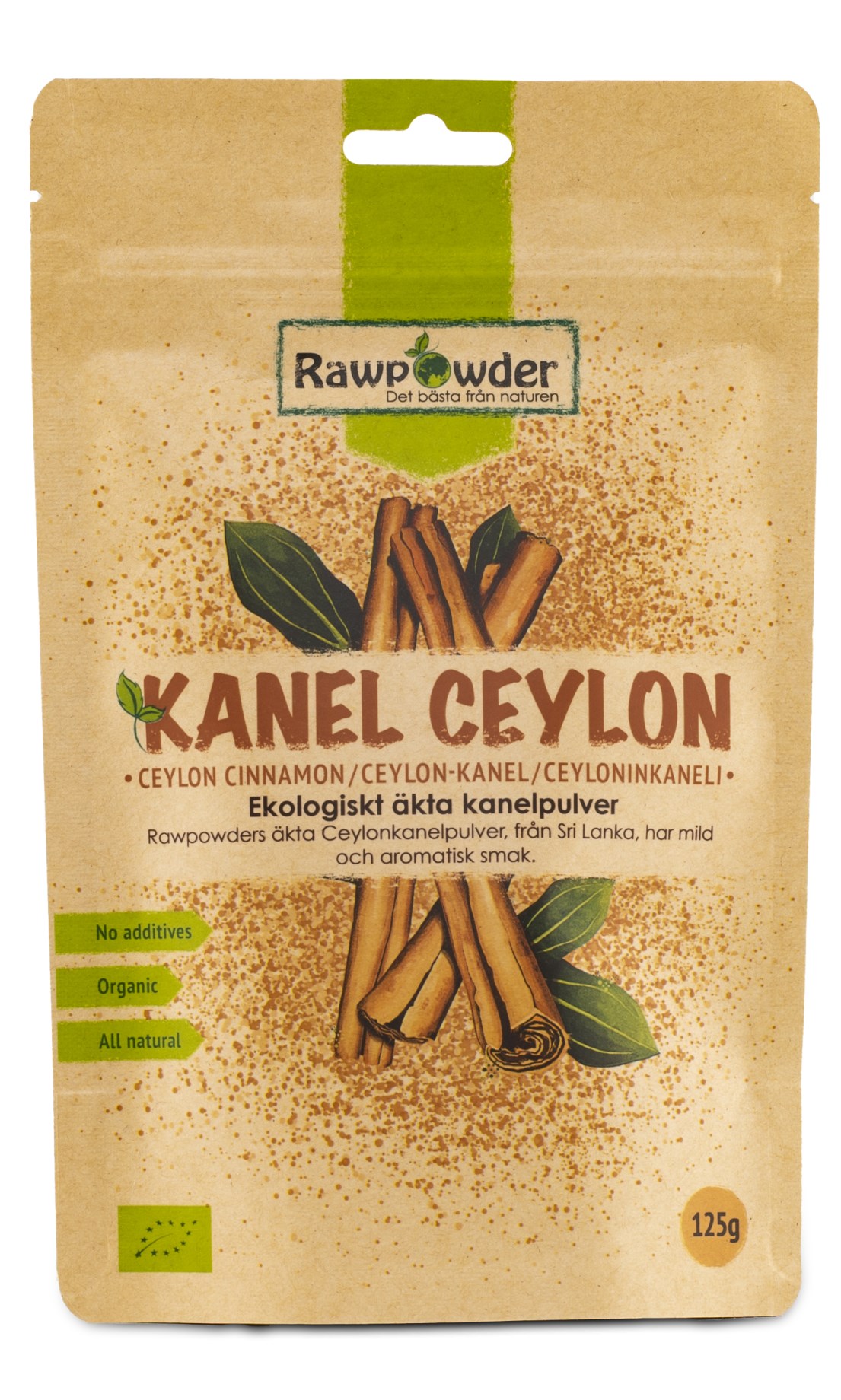 Køb RawPowder Kanel Ceylon hos Healthwell.dk